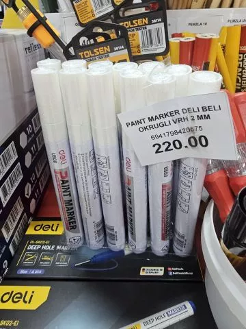 PAINT MARKER BELI OKRUGLI VRH DELI