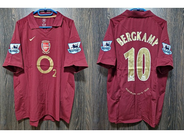Arsenal dres 2005-06 Denis Bergkamp 10