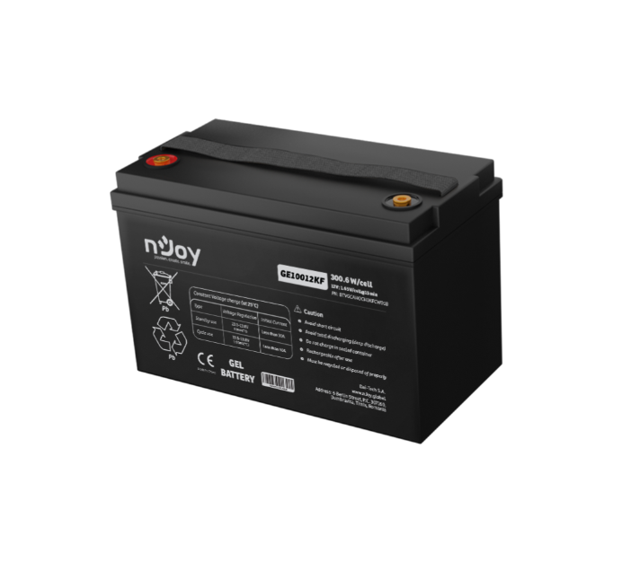Akumulator nJoy GE10012KF baterija 12 V 100 Ah VRLA GEL Deep Cycle, T11 M8, 1820 W/15min, 29.2 kg