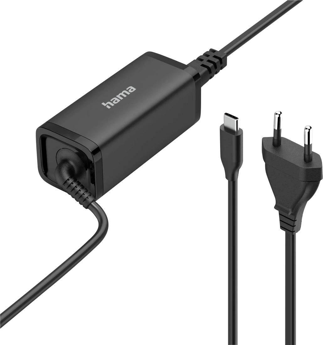 Hama 00200023 napajanje za laptop 3,25 A 65 W USB-C® utikač
