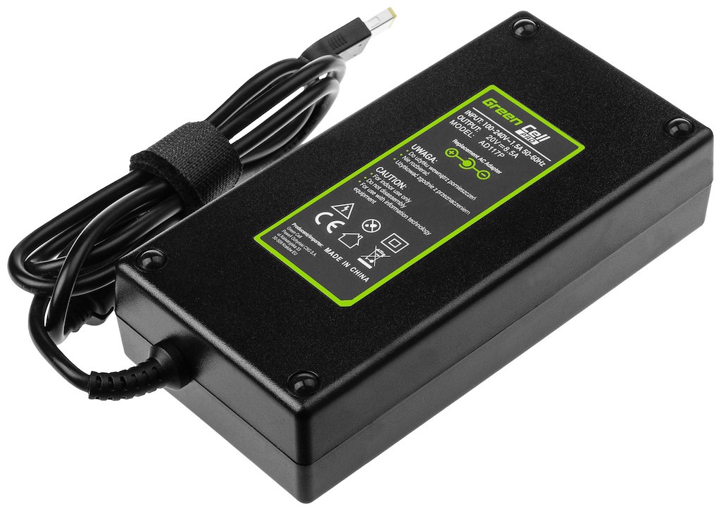 Green Cell GC-AD117P napajanje za laptop 100–240 V/AC → 20 V 8,5 A 170 W