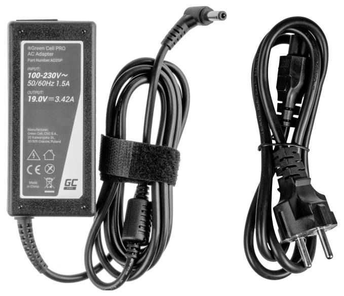 Toshiba AD25P napajanje za laptop 100 – 240 V/AC → 19 V 3,42 A 65 W