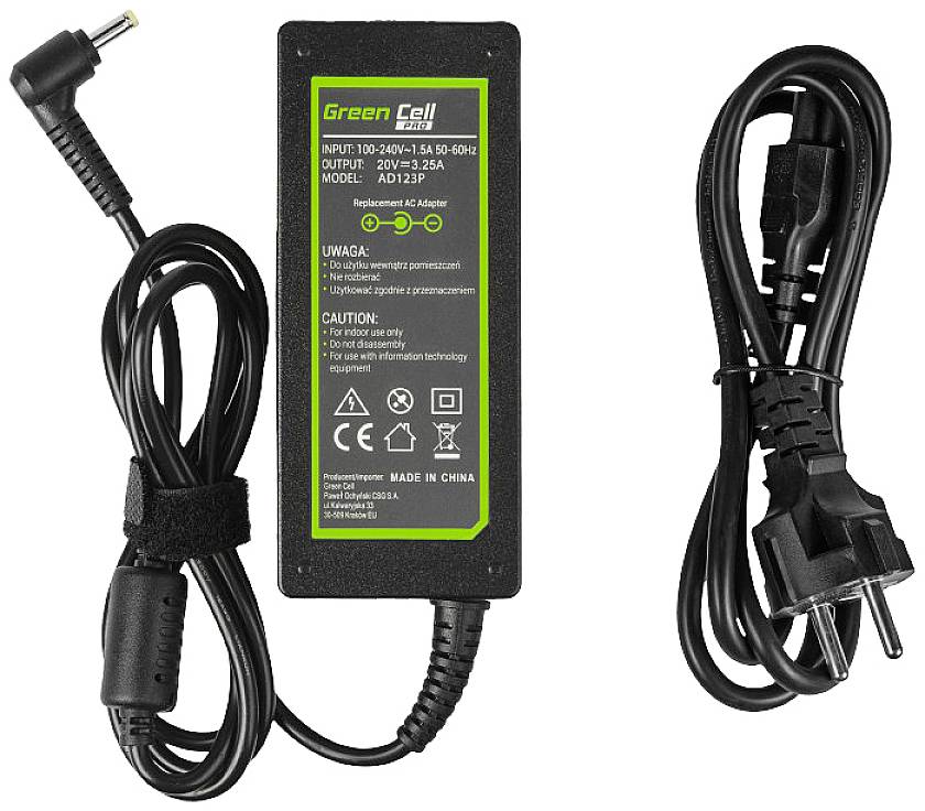 Lenovo AD123P napajanje za laptop 100 – 240 V/AC → 20 V 3,25 A 65 W