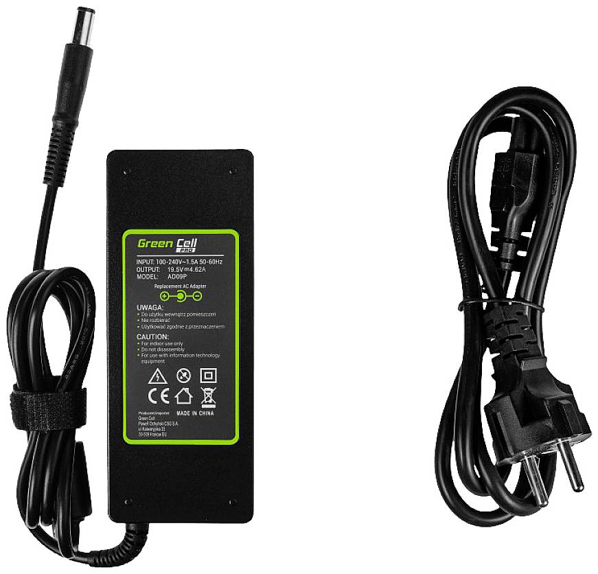Dell AD09P napajanje za laptop 100 – 240 V/AC → 19,5 V 4,62 A 90 W
