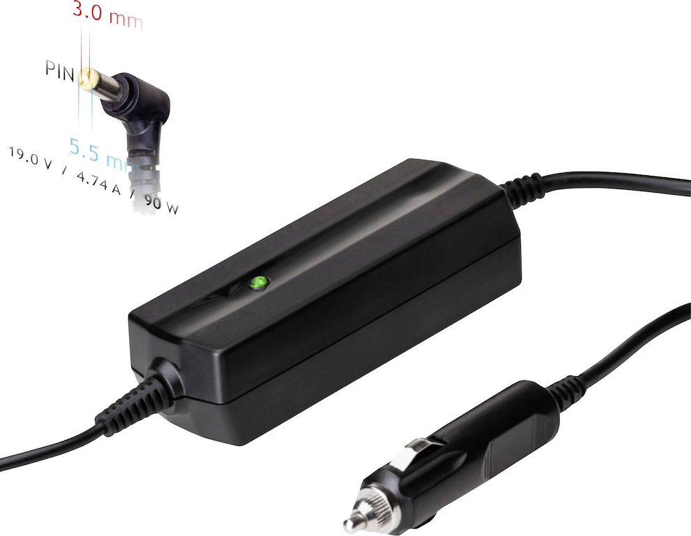 Akyga AK-ND-37 napajanje za laptop 12 V → 19 V 4,74 A 90 W