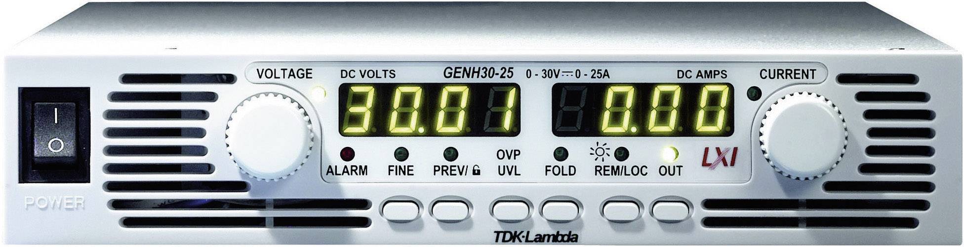 TDK-Lambda GENH20-38/LN 19-inčno laboratorijsko napajanje sa podesivim naponom 85 – 265 V/AC → 0 – 20 V/DC