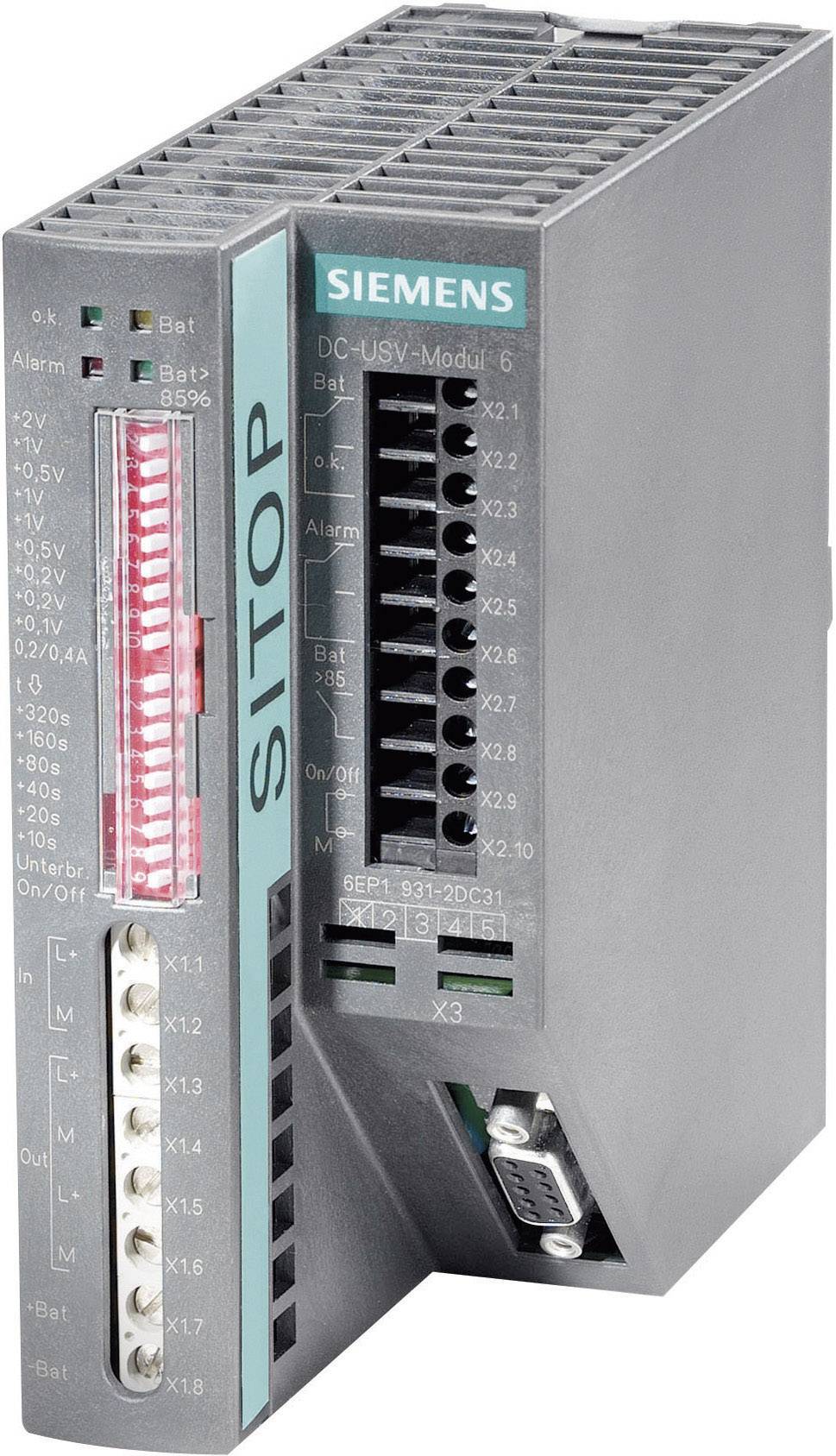Siemens SITOP DC-USV-MODUL 6A DC 24V industrijski UPS 22–29 V/DC → 24 V/DC 600 s