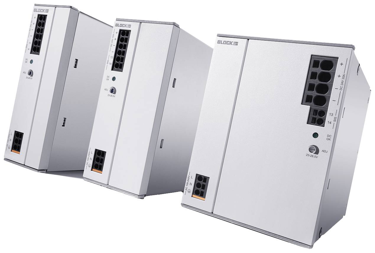 Block PC-1024-050-0 industrijski UPS 100 – 240 V/AC → 28,5 V/DC