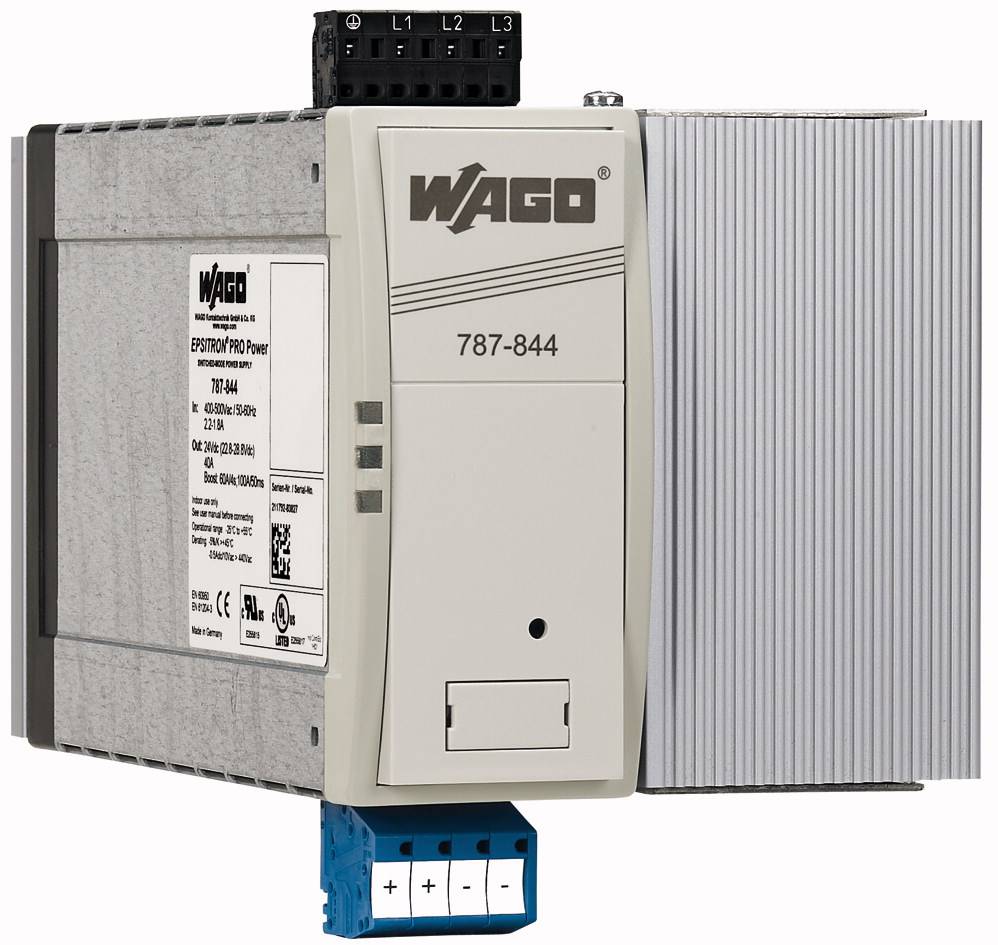WAGO 787-844/000-002 napajanje za DIN šinu 340 V/AC → 24 V/DC 40 A 960 W