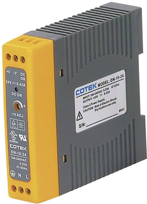 Cotek napajanje za DIN šinu 24 V/DC 0,42 A 10 W