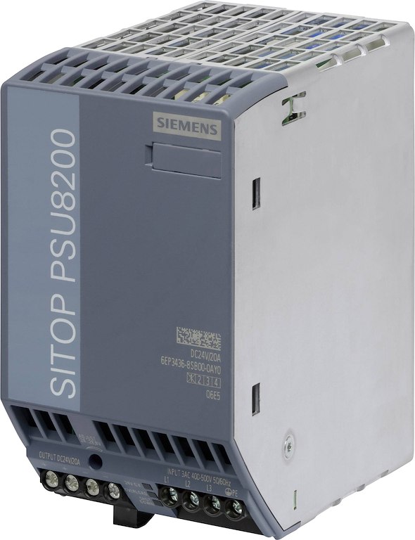 Siemens SITOP PSU8200 24 V/20 A napajanje za DIN šinu 320 – 575 V / 3AC → 24 V/DC