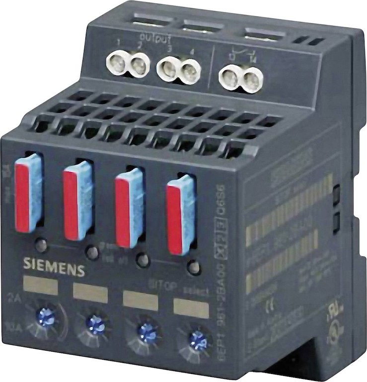 Siemens SITOP SELECT 4 x 10A napajanje za DIN šinu 24 V/DC →