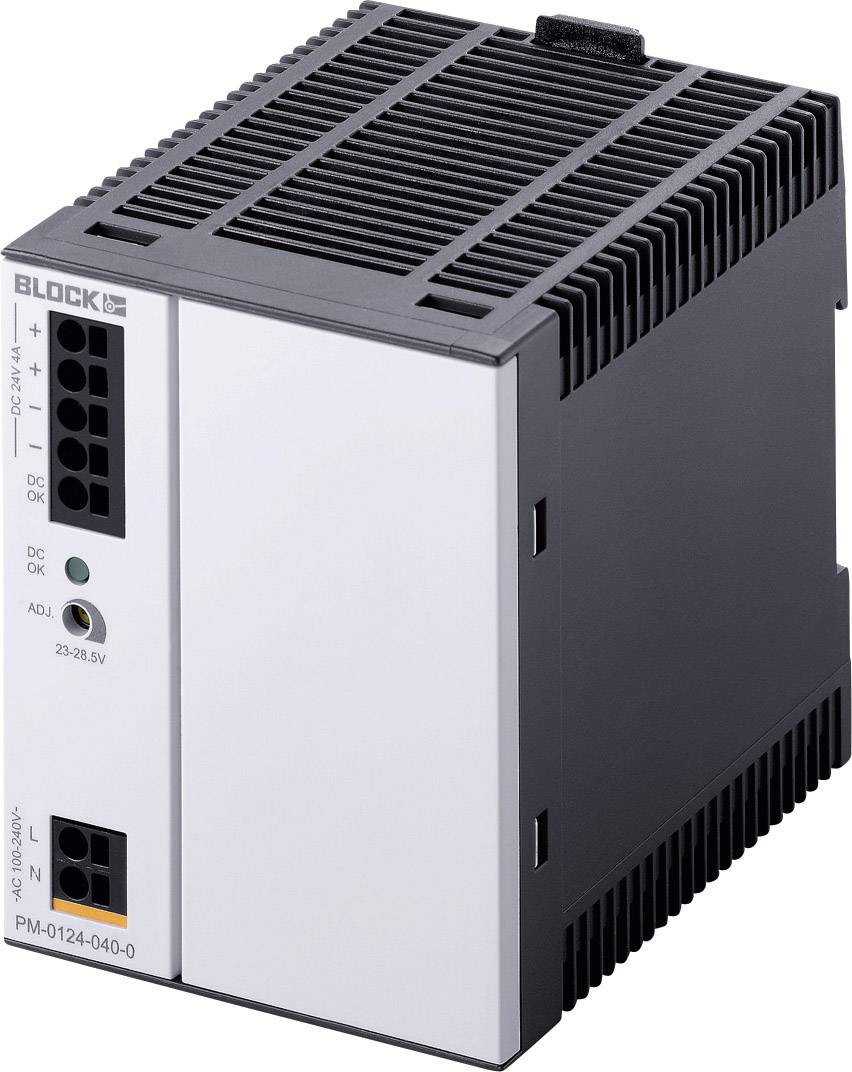 Block PM-0124-040-0 napajanje za DIN šinu 24 V/DC 4 A 96 W