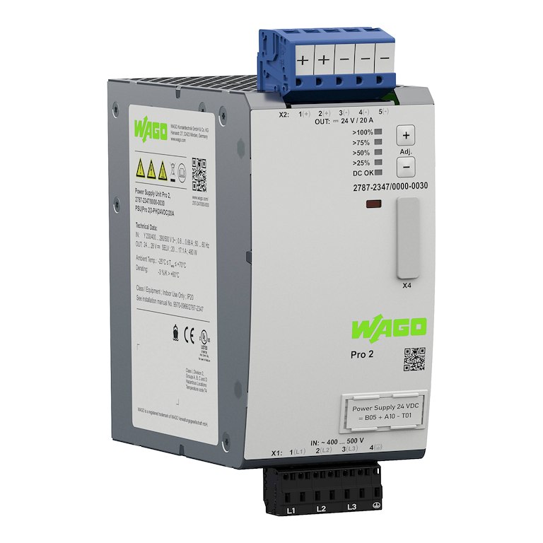 WAGO 2787-2347/000-030 napajanje