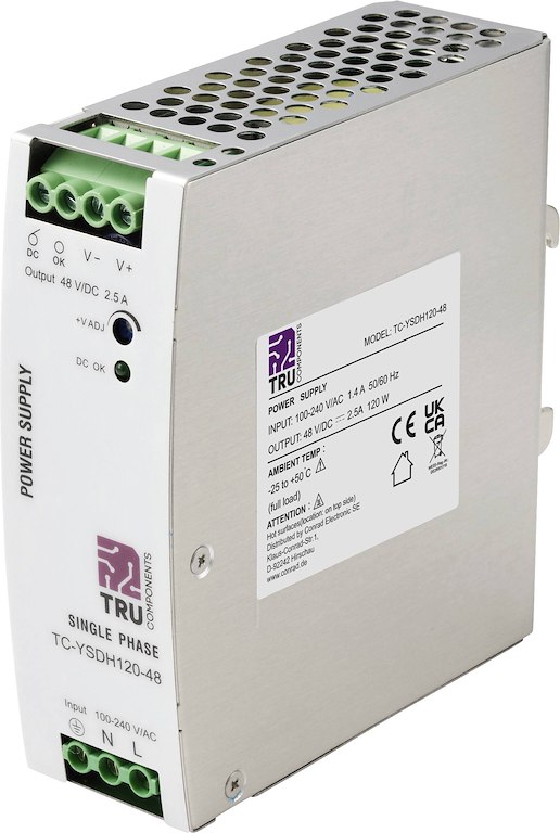 TRU COMPONENTS TC-YSDH120-48 napajanje za DIN šinu 48 V/DC 2,5 A 120 W