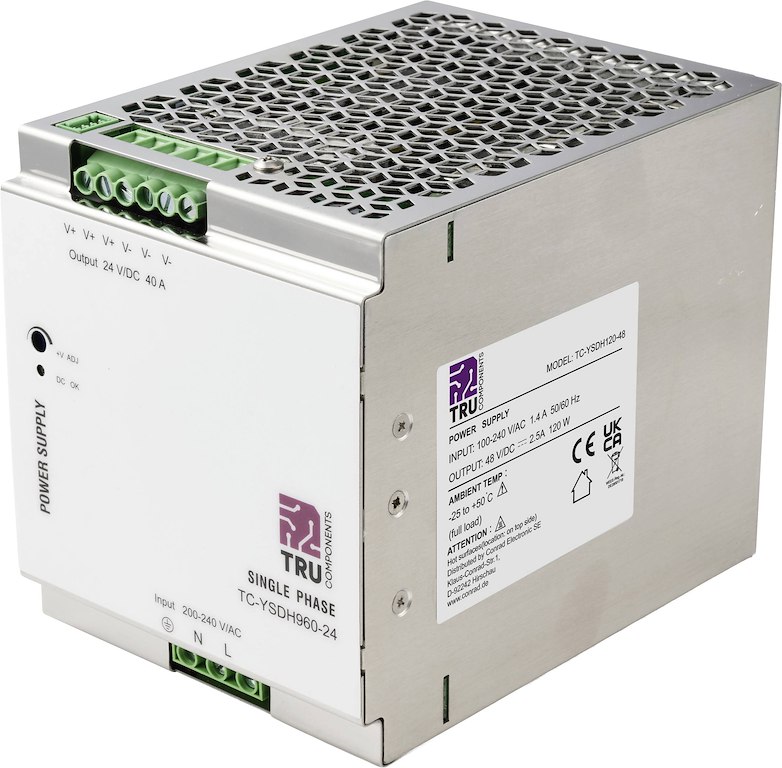 TRU COMPONENTS TC-YSDH960-24 napajanje za DIN šinu 24 V/DC 40 A 960 W