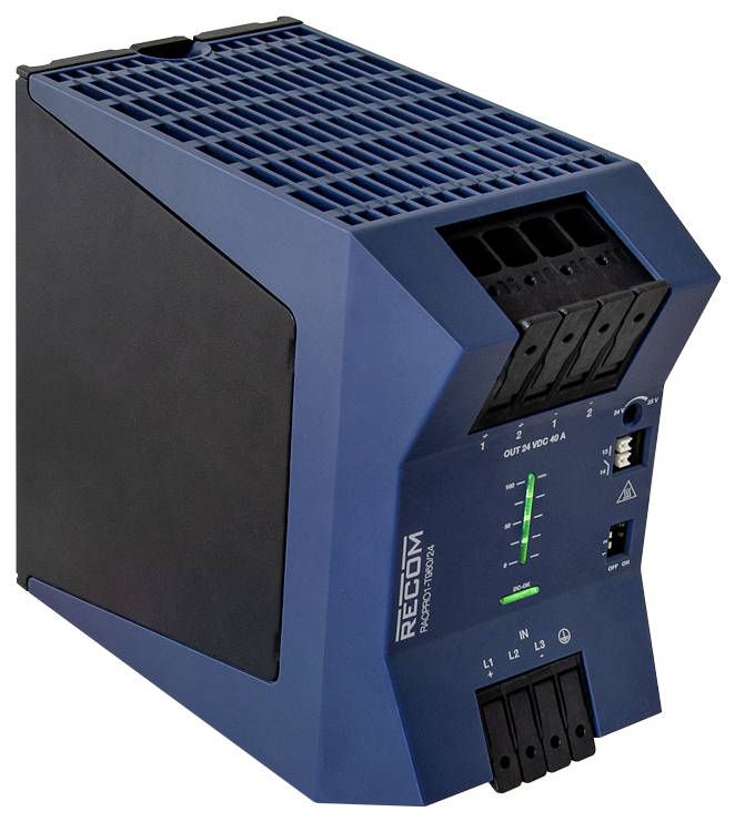 RECOM RACPRO1-T960/24 napajanje za DIN šinu 320 V/AC → 24 V 40 A 960 W