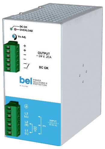 Belfuse LDW480-24 napajanje za DIN šinu 187 V/AC → 24 V/DC 20 A 480 W