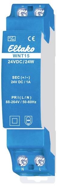 Eltako WNT15-24VDC/24W napajanje za DIN šinu 110 V/AC → 24 V 1 A