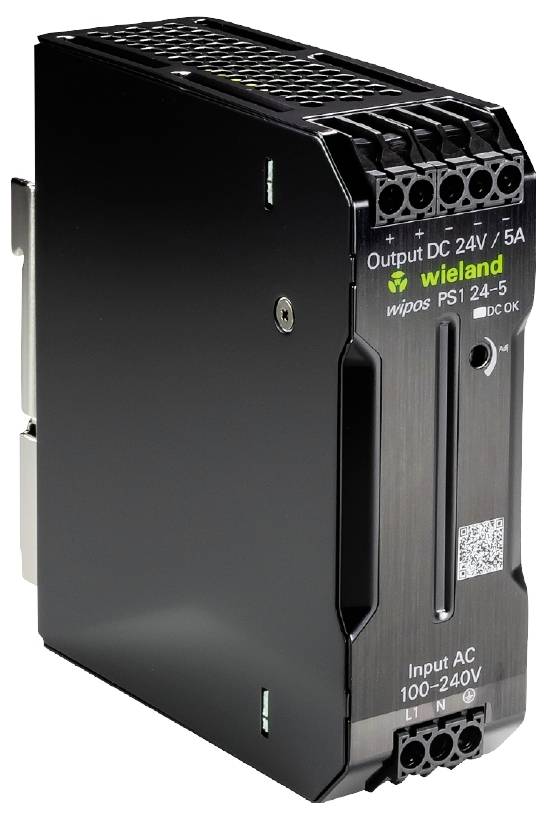 Wieland Electric WIPOS PS1 24-5 prekidačko napajanje 85 V/AC, 90 V/DC → 24 V 5 A 120 W