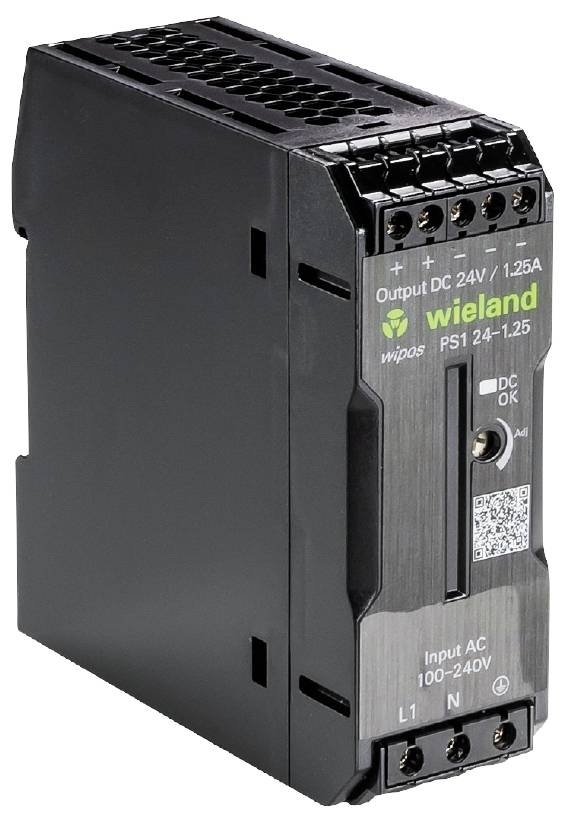 Wieland Electric WIPOS PS1 24-1.25 prekidačko napajanje 85 V/AC, 90 V/DC → 24 V 1,25 A 30 W
