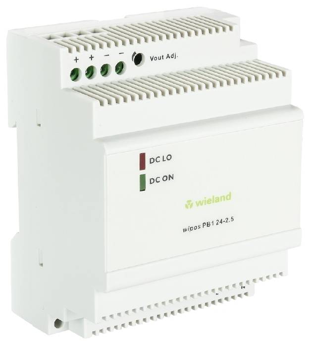 Wieland Electric WIPOS PB1 24-2.5 prekidačko napajanje 90 V/AC, 120 V/DC → 24 V 2,5 A 60 W