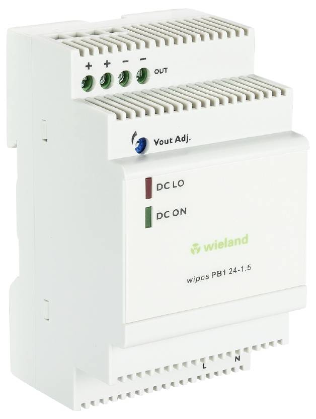 Wieland Electric WIPOS PB1 24-1.5 prekidačko napajanje 90 V/AC, 120 V/DC → 24 V 1,5 A 36 W