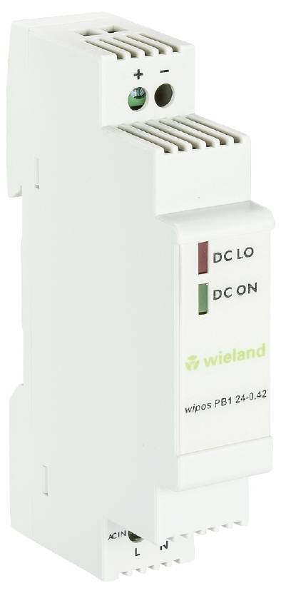 Wieland Electric WIPOS PB1 24-0.42 prekidačko napajanje 90 V/AC, 120 V/DC → 24 V 0,42 A 10 W