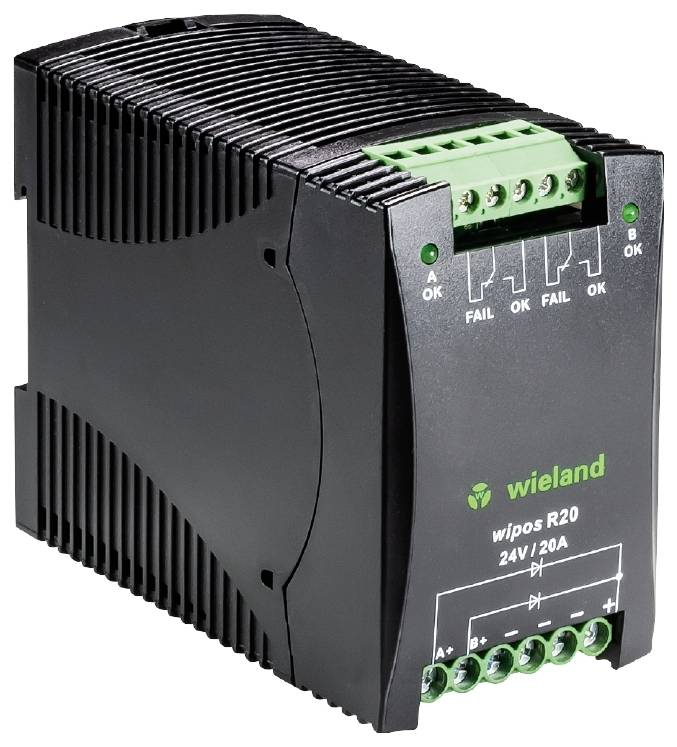 Wieland Electric WIPOS R20 redundantni modul 21 V/DC → 24 V 20 A
