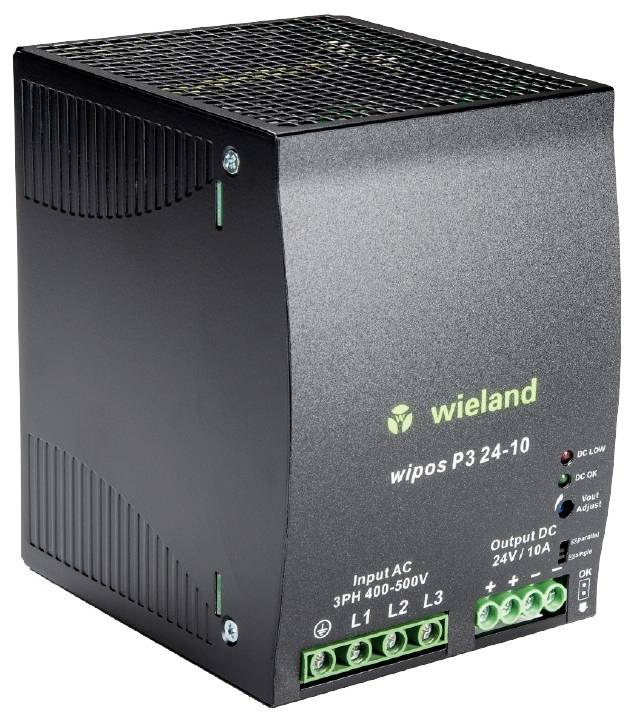 Wieland Electric WIPOS P3 24-10 prekidačko napajanje 340 V/AC, 480 V/DC → 24 V 10 A 240 W