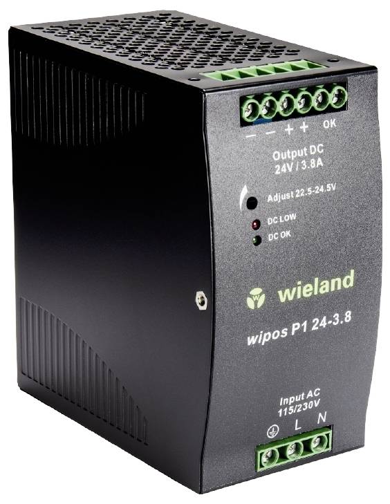 Wieland Electric WIPOS P1 24-3.8 prekidačko napajanje 115 V/AC, 210 V/DC → 24 V 3,8 A 92 W