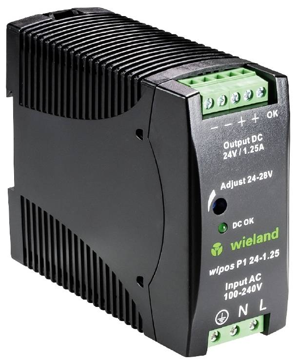 Wieland Electric WIPOS P1 24-1.25 prekidačko napajanje 85 V/AC, 90 V/DC → 24 V 1,25 A 30 W