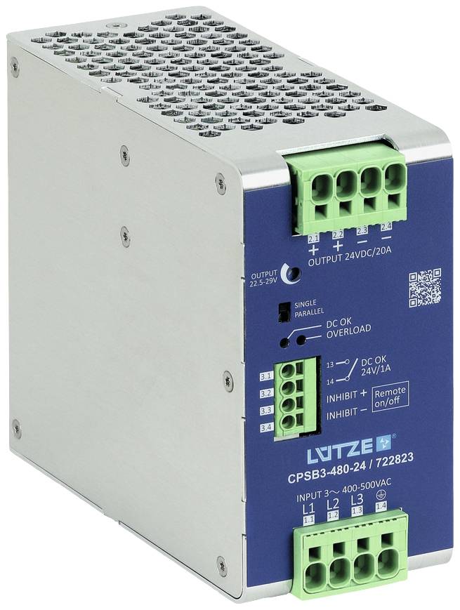 Lütze CPSB3-480-24 prekidačko napajanje 400 V → 24 V/DC 20 A