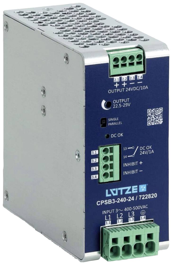 Lütze CPSB3-240-24 prekidačko napajanje 400 V → 24 V/DC 10 A
