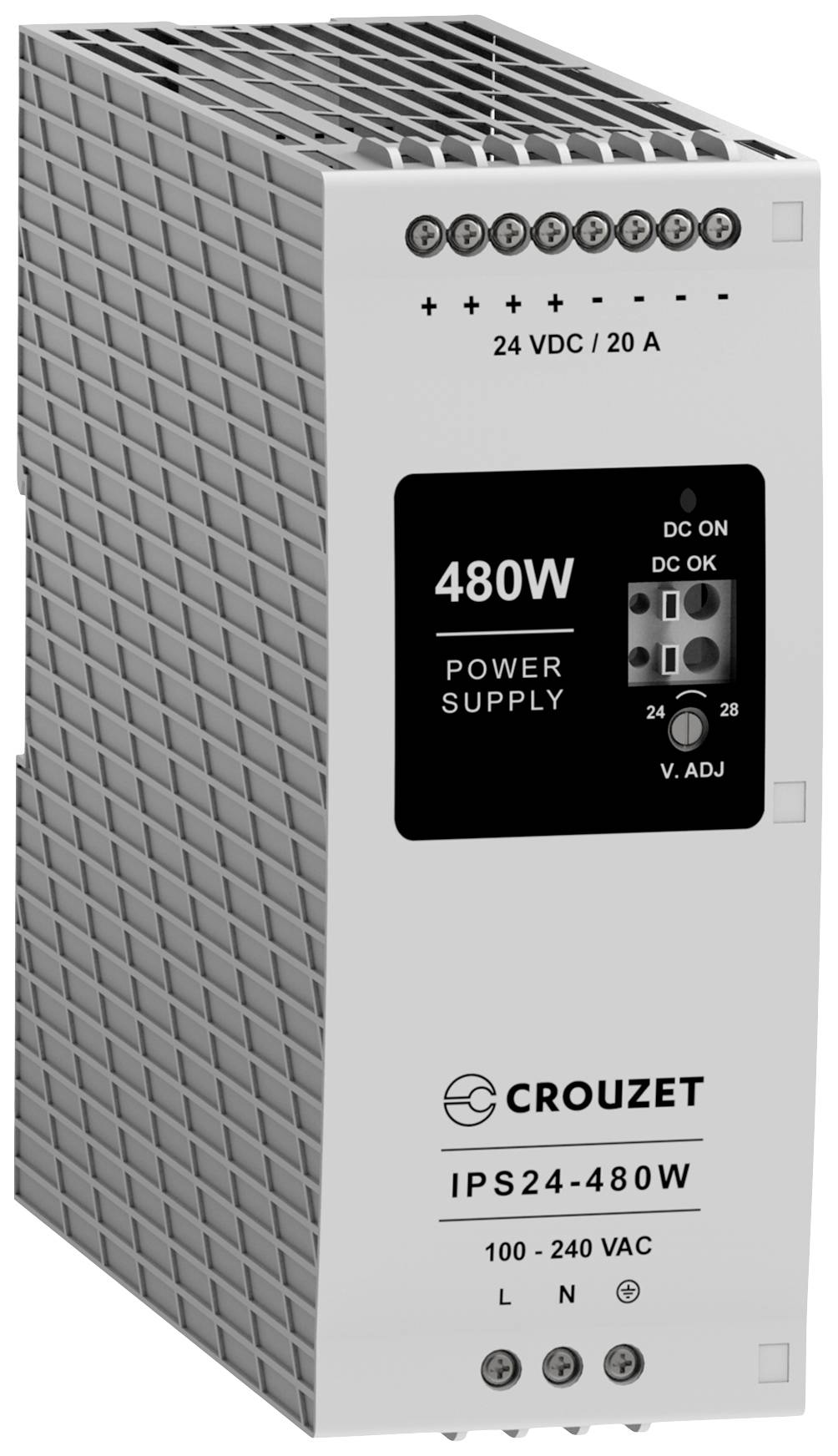 Crouzet 89452482 industrijsko napajanje 93 V → 24 V 20 A 480 W
