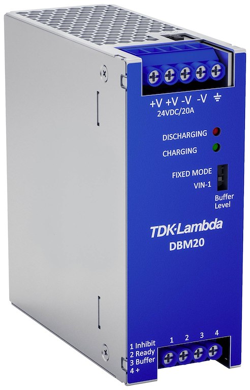 TDK-Lambda DBM20 napajanja za din šinui 24 V/DC → 22,4 V