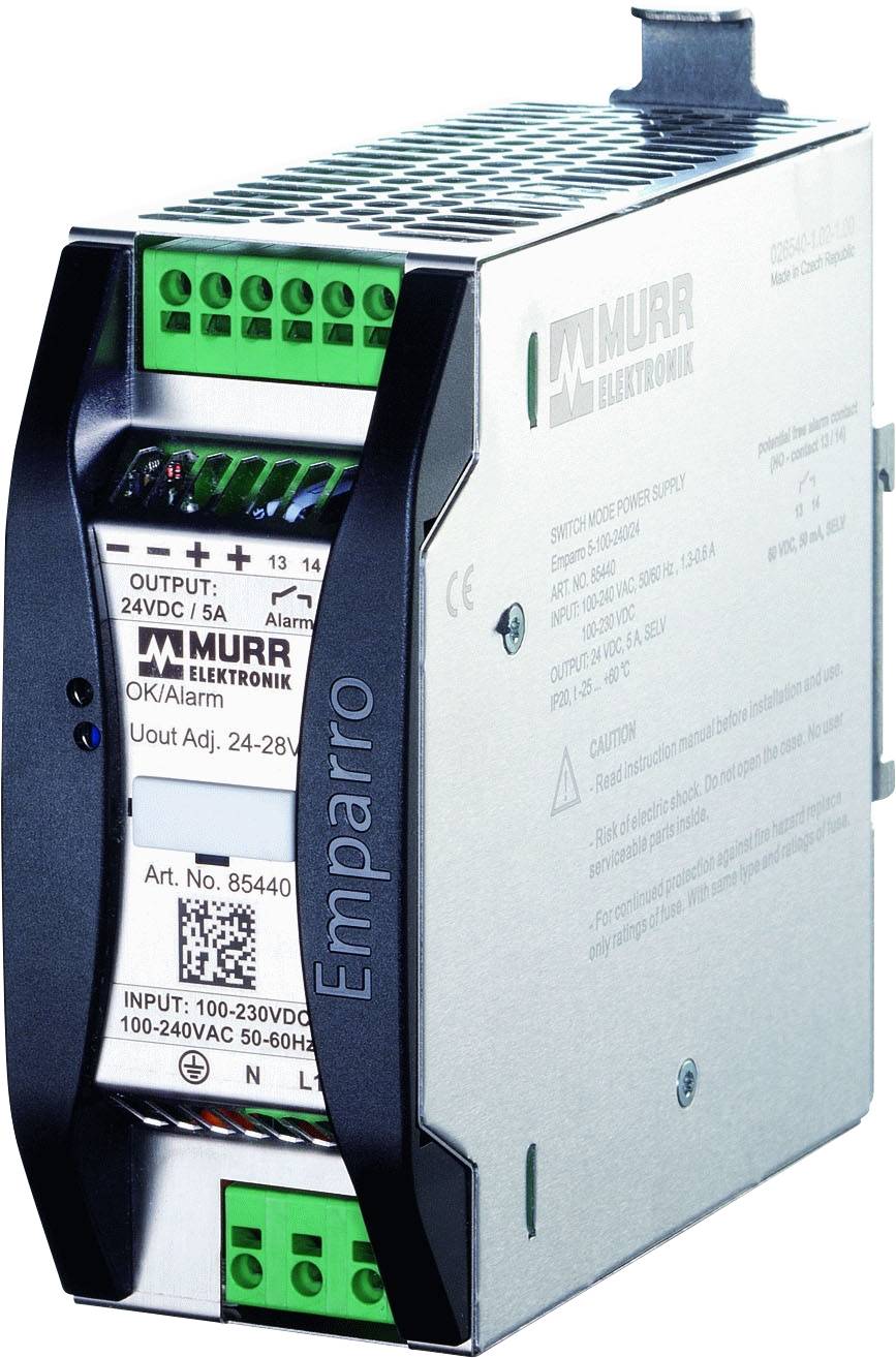 Murrelektronik 9000-11112-0921111 napajanje za DIN šinu 85-250 V → 24. V/DC 28 V/DC 5 A