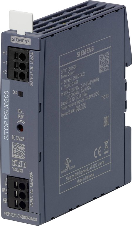 Siemens 6EP3321-7SB00-0AX0 napajanje 18,5 – 32,2 V/DC → 12 V 2 A 24 W
