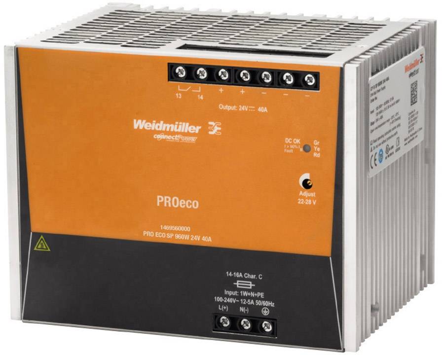 Weidmüller PRO ECO 480W 48V 10A prekidačko napajanje 48 V/DC