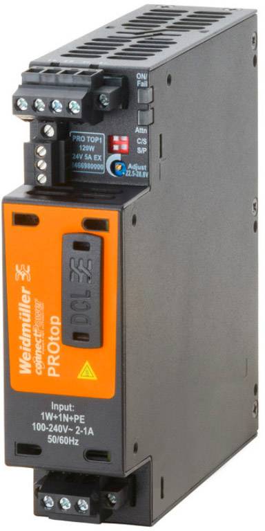 Weidmüller PRO TOP1 120W 24V 5A EX prekidačko napajanje 24 V/DC