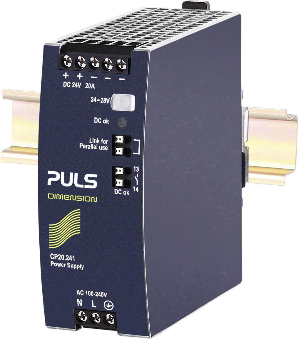 Puls CP20.241 napajanje za DIN šinu 110 V/DC, 100 V/AC → 28 V 20 A 480 W