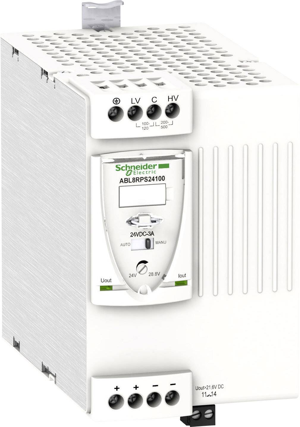 Schneider Electric ABL8RPS24100 napajanje za DIN šinu 100 V → 24 V DC 10 A redna stezaljka