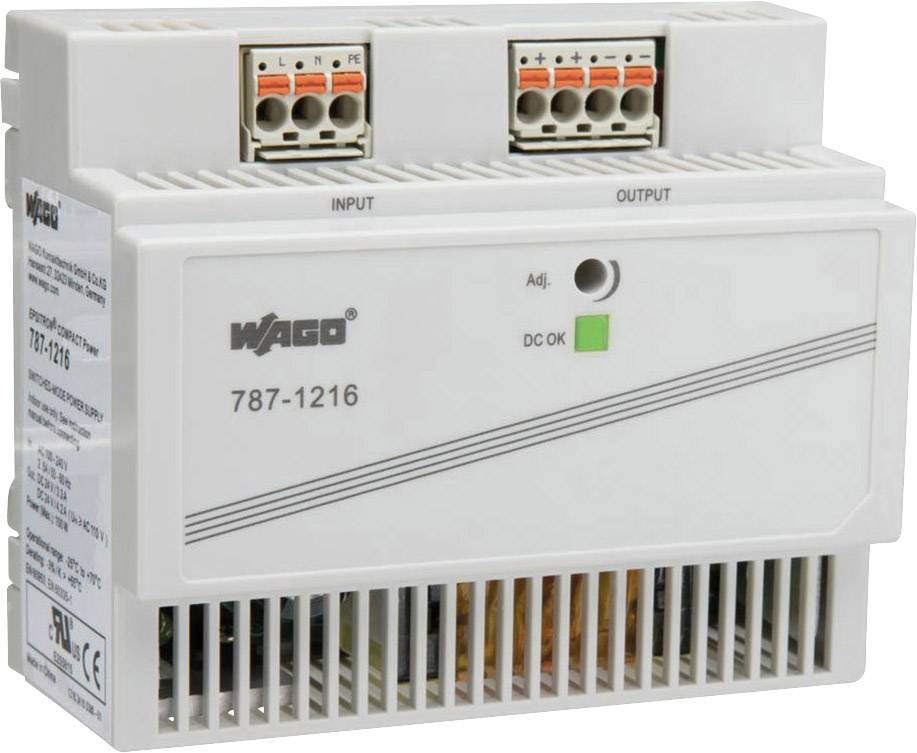 WAGO 787-1216 napajanje za DIN šinu 24 V 4,2 A 100,8 W