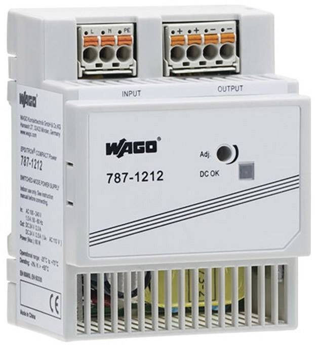 WAGO 787-1212 napajanje za DIN šinu 24 V 2,5 A 60 W