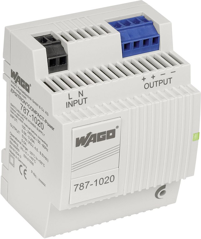 WAGO 787-1020 napajanje za DIN šinu 5 V 5,5 A 27,5 W