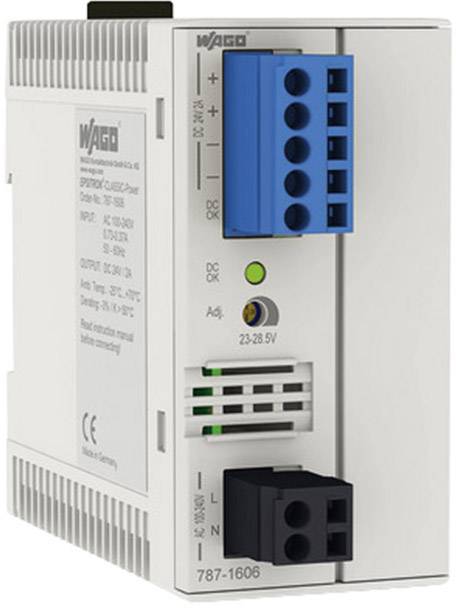 WAGO napajanje za DIN šinu 85 V/AC → 24 V/DC 2,2 A 62 W