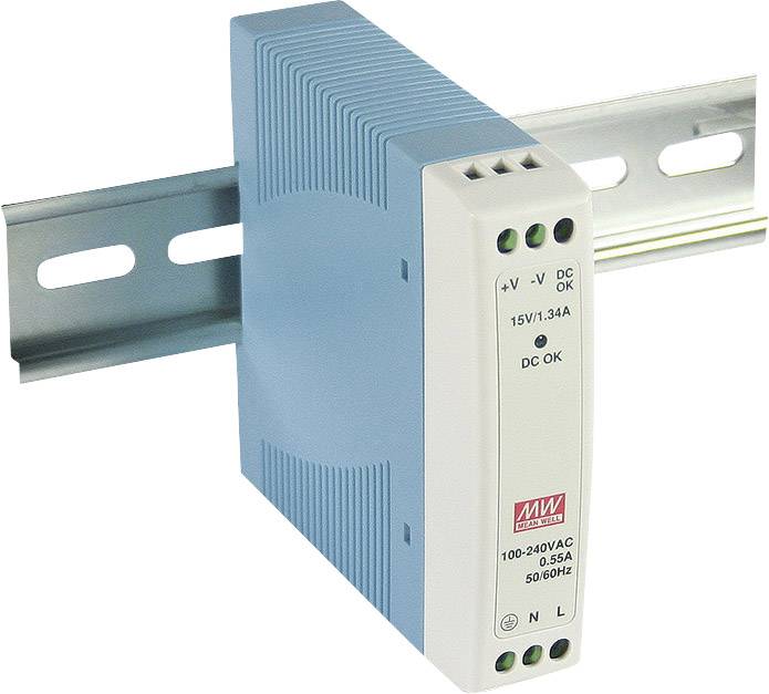 MEAN WELL MDR-10-12 napajanje za DIN šinu 90 V/AC → 12 V/DC 0,84 A