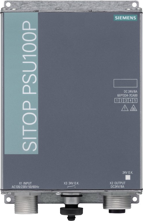 Siemens 6EP1334-7CA00 napajanje za DIN šinu 24 V/DC 8 A 192 W