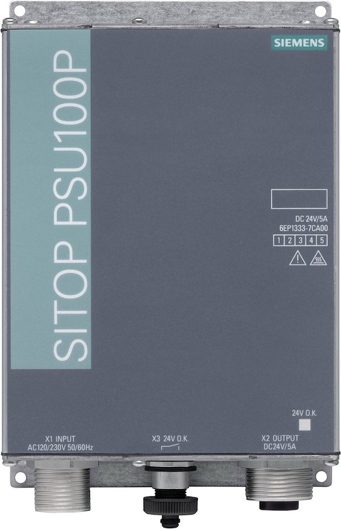 Siemens Sitop PSU100P napajanje za DIN šinu 24 V/DC 5 A 120 W
