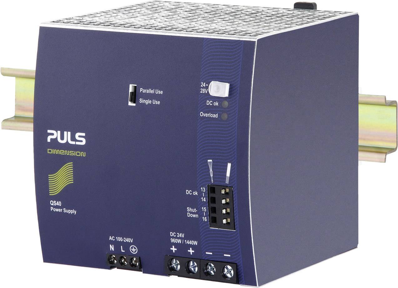 Puls napajanje za DIN šinu 115/230 V/AC → 24 V/DC 40 A